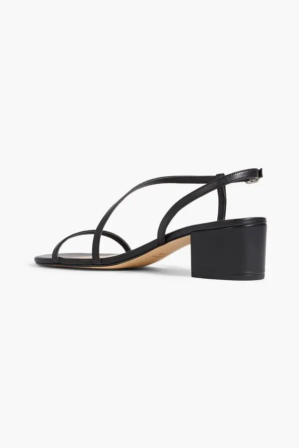 STUART WEITZMAN Aliza 50 Leather Slingback Sandals