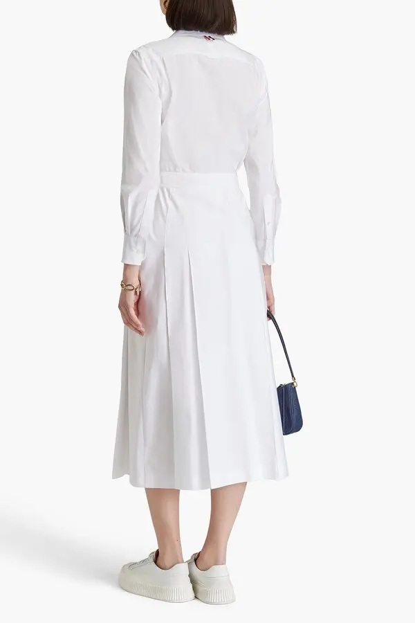 thom browne white dress Thom Browne // RWB Shirt Dress – VSP Consignment
