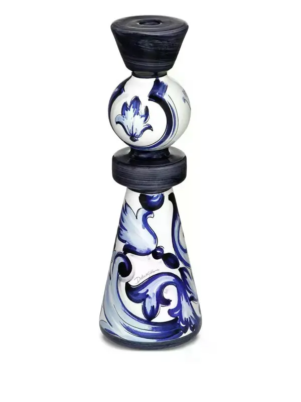 Dolce & Gabbana Large Floral-print Candle Holder