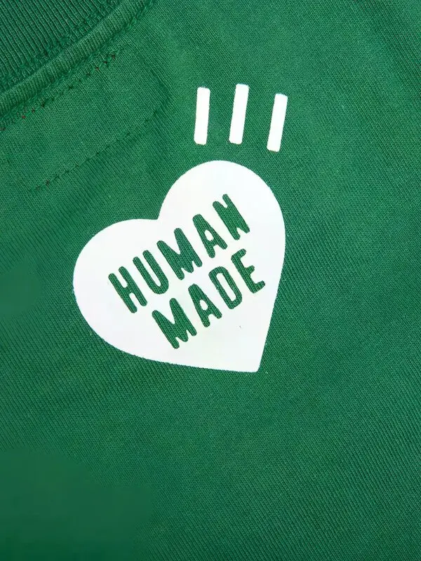 Human Made Graphic-Print T-Shirt - Green | Editorialist
