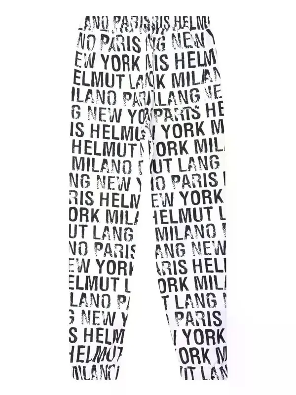 Helmut Lang All-over Logo-print Track Pants