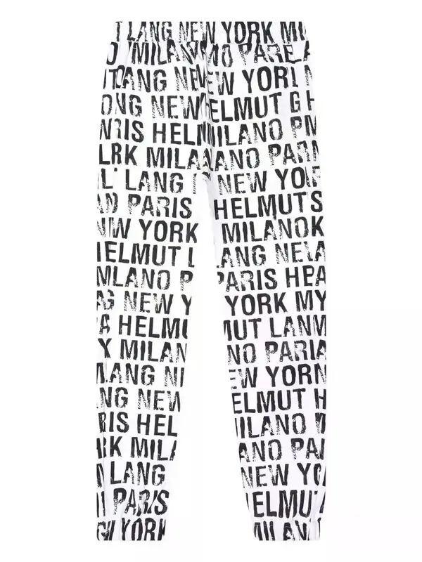 Helmut Lang All-over Logo-print Track Pants