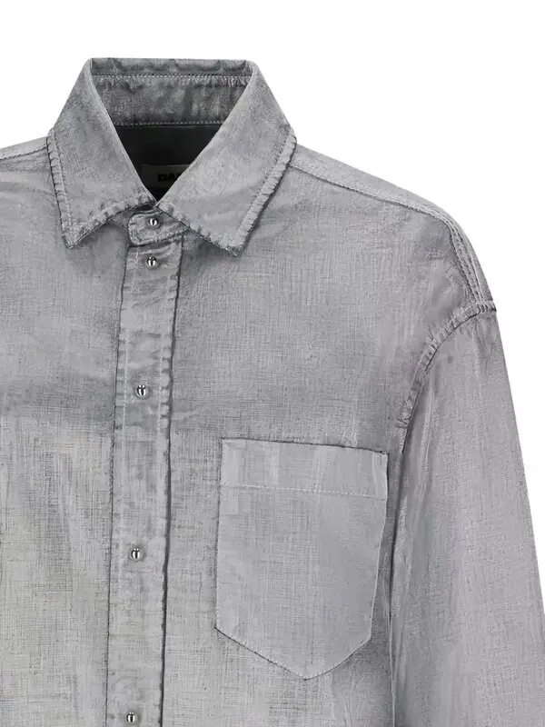 DARKPARK Denim-effect Collared Shirt