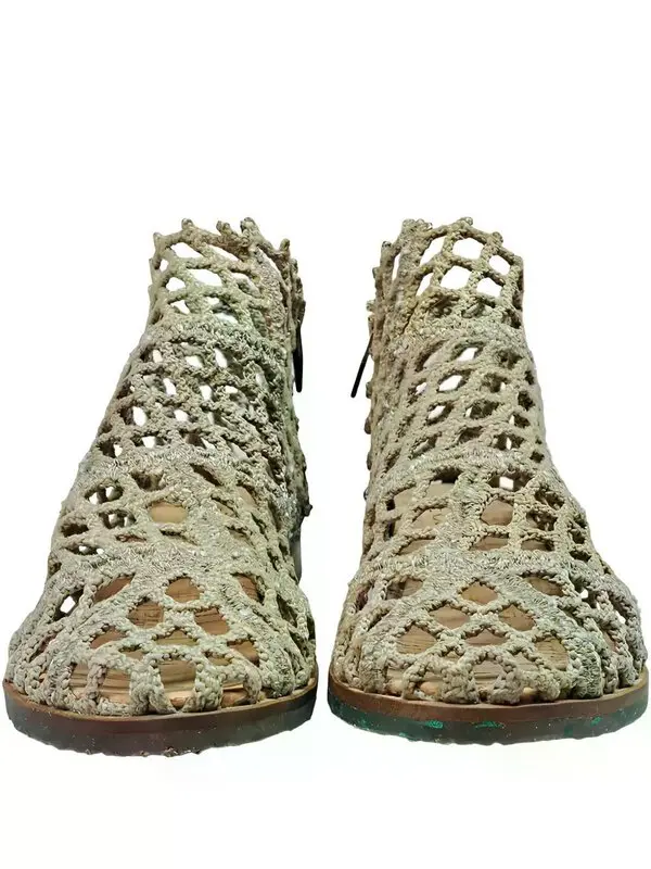 VERDURA SHOES Netted Ankle Boots
