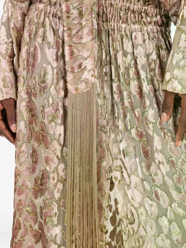 Roberto Cavalli Animal-print Maxi Day Dress