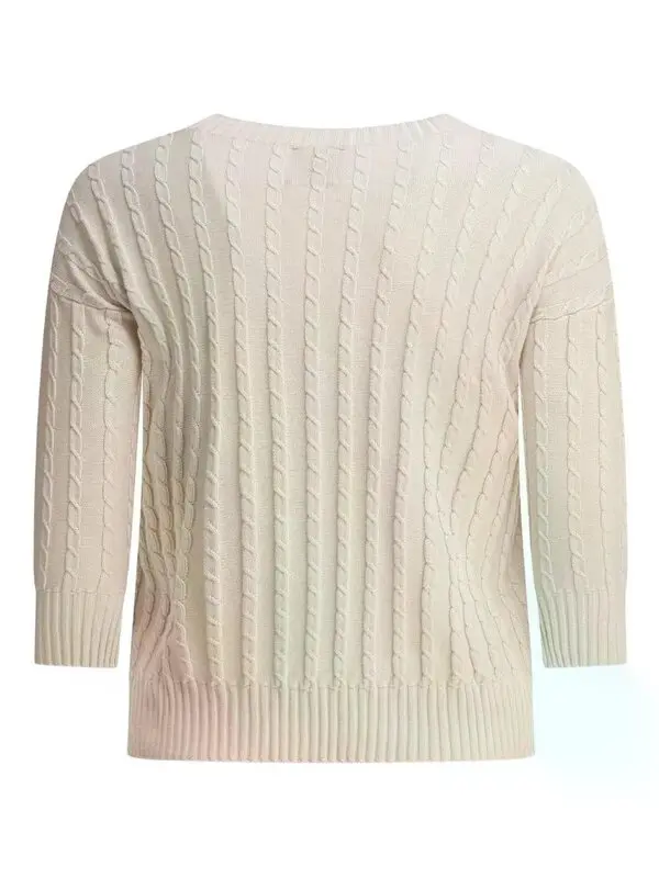 RAKKI Cable-knit Cotton Sweater
