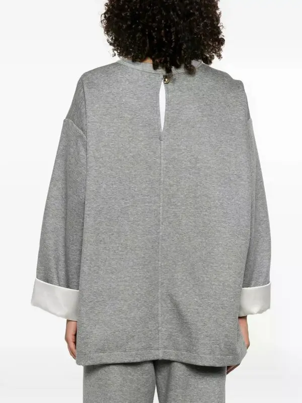 Carven Contrasting-cuff Top