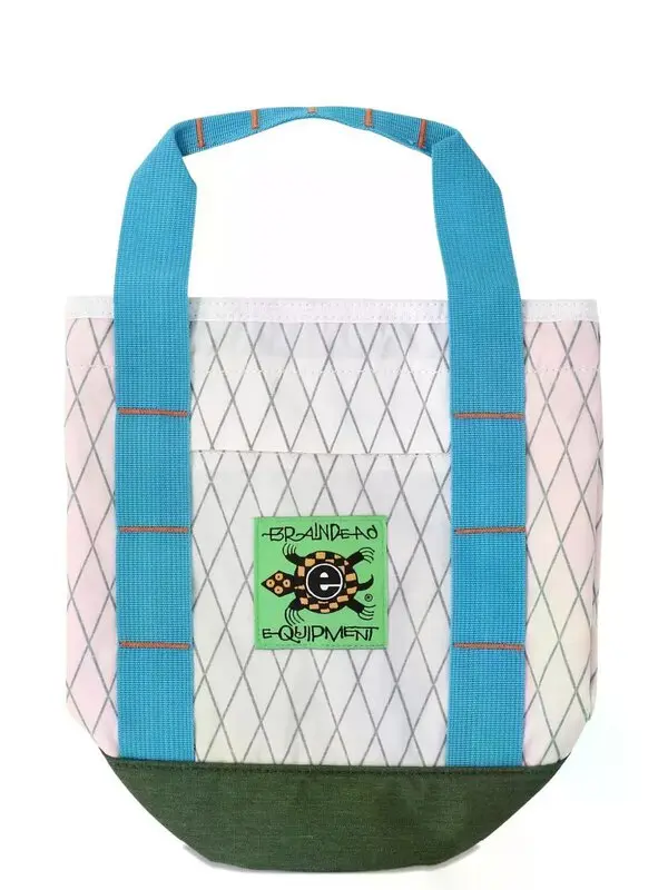 BRAIN DEAD Diamond-pattern Tote Bag
