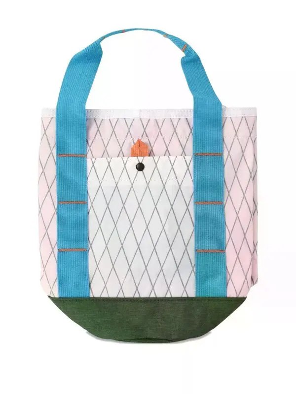 BRAIN DEAD Diamond-pattern Tote Bag