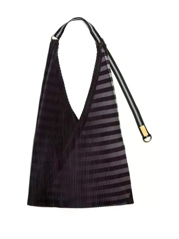 MULTITUDES BAGS Claudia Pleated Striped Tote