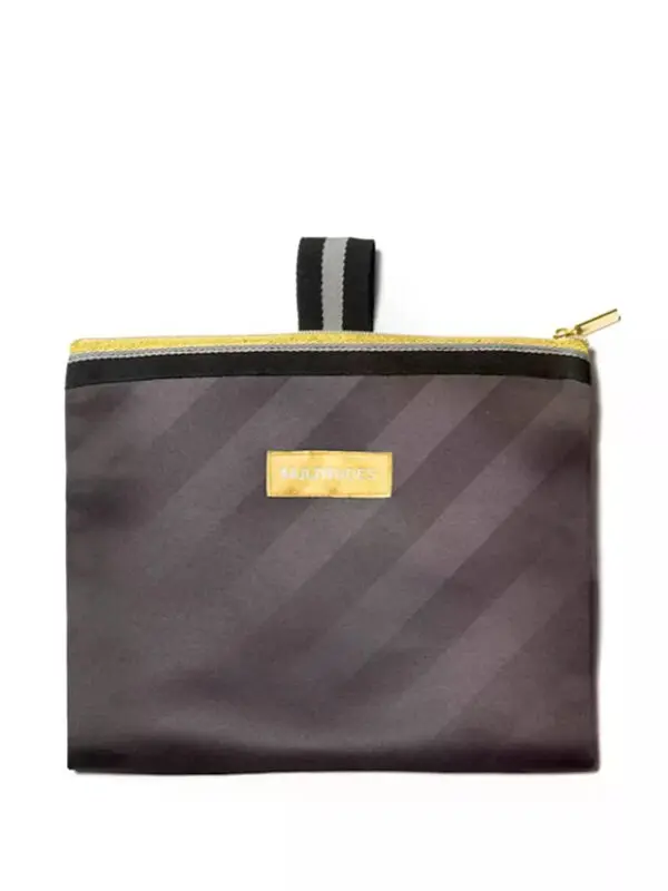 MULTITUDES BAGS Claudia Pleated Striped Tote