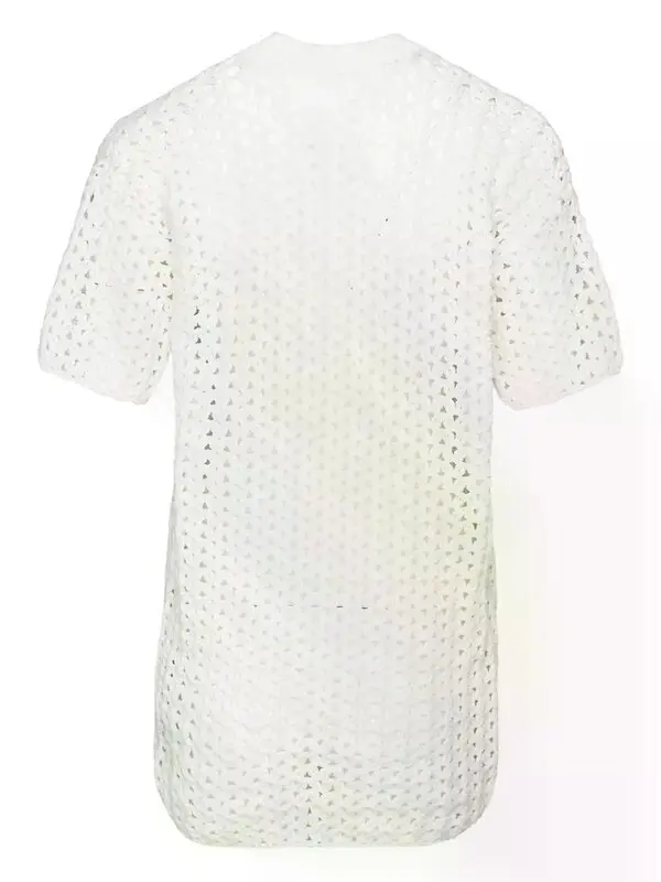 JIL SANDER Crochet-knit T-shirt