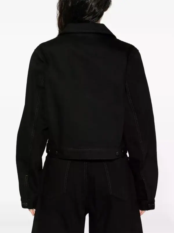LEMAIRE Button-fastening Flap-pocket Jacket - Black