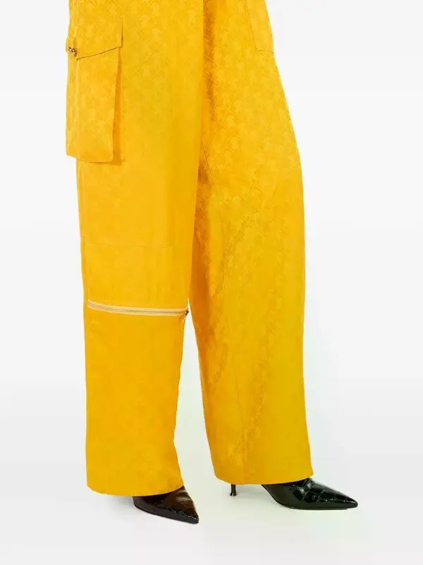 Roberto Cavalli Patterned Cargo Trousers