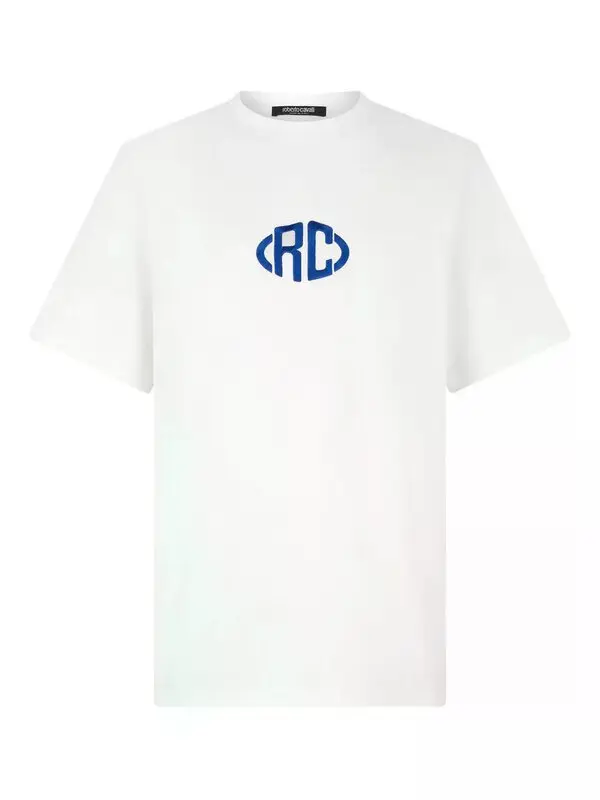 Roberto Cavalli Logo-embroidered T-shirt