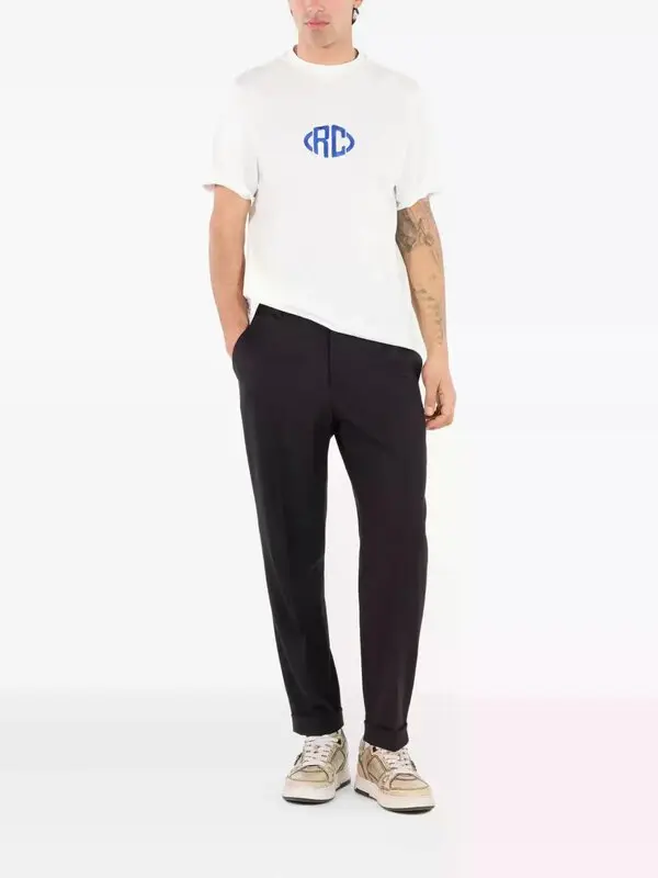 Roberto Cavalli Logo-embroidered T-shirt