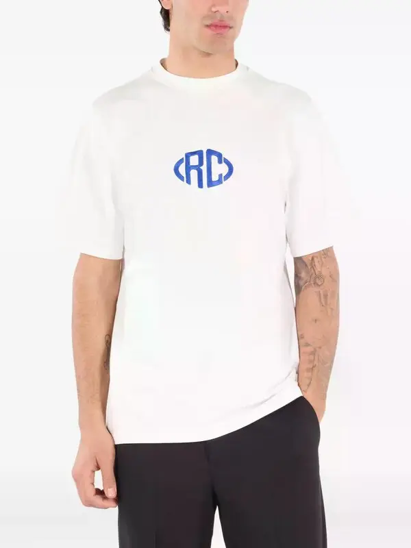Roberto Cavalli Logo-embroidered T-shirt