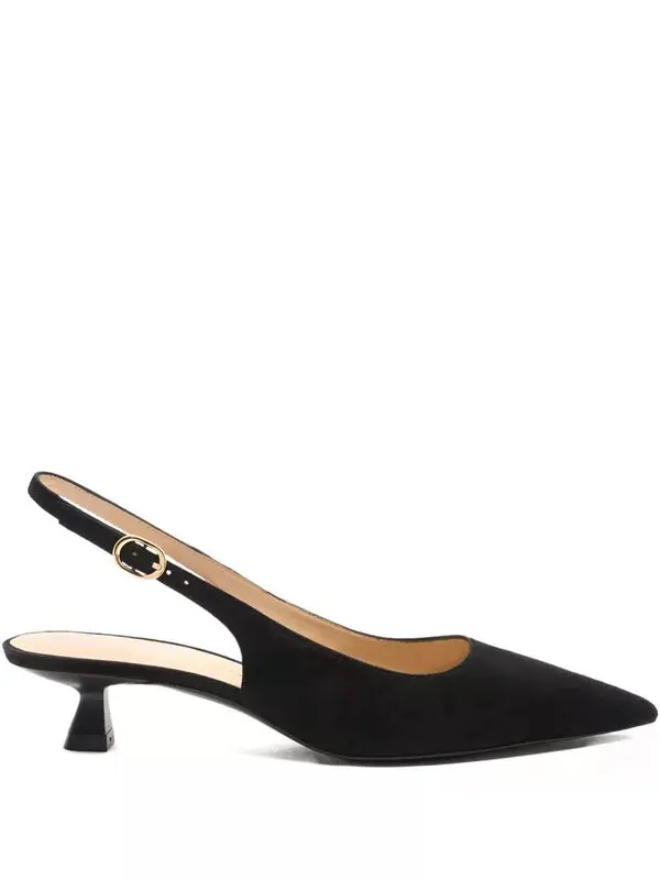 STUART WEITZMAN 35mm Sculpt Slingback Pumps - Black
