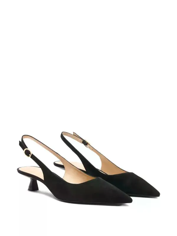 STUART WEITZMAN 35mm Sculpt Slingback Pumps - Black