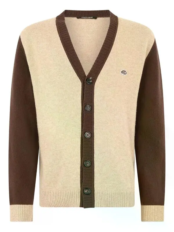 Roberto Cavalli Two-tone Cardigan