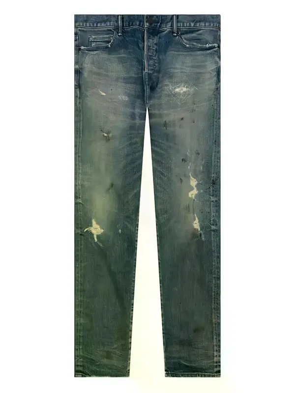 John Elliott Frayed Distressed Jeans