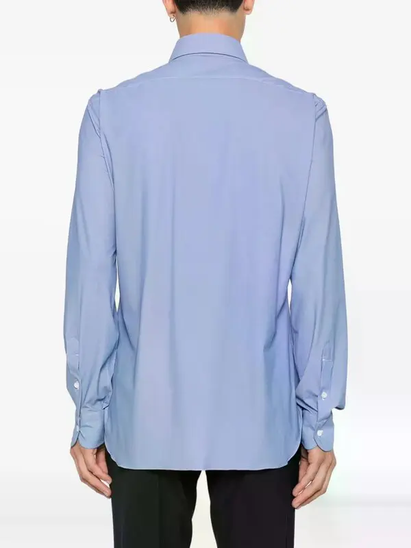 BARBA NAPOLI Long Sleeve Shirt - Blue