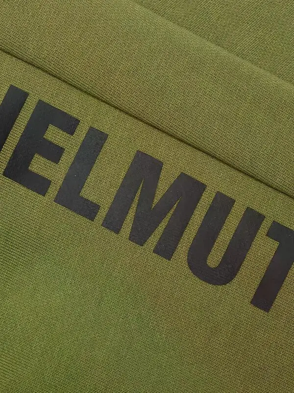 Helmut Lang Elasticated-cuff Logo-print Joggers