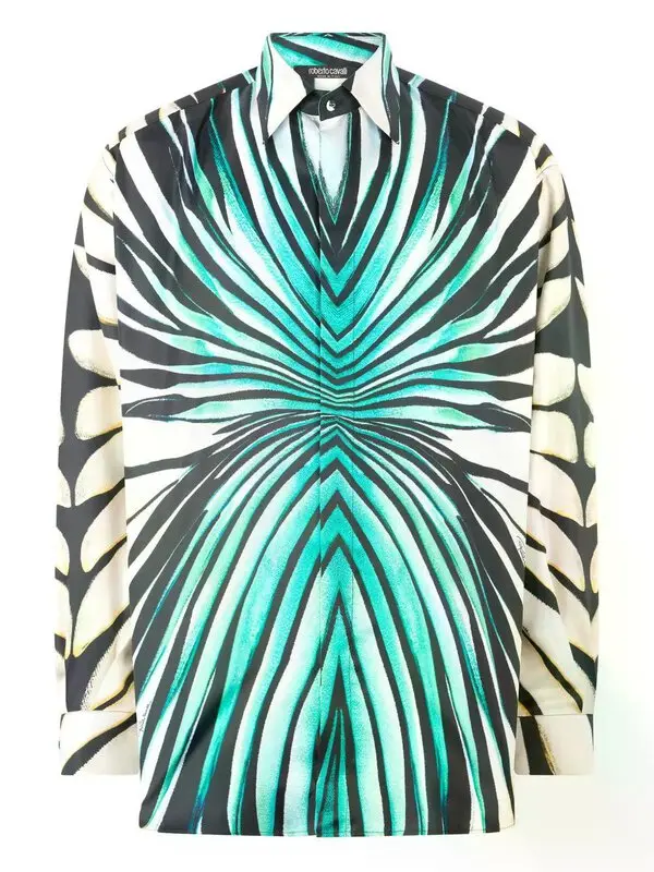 Roberto Cavalli Printed Button-up Shirt