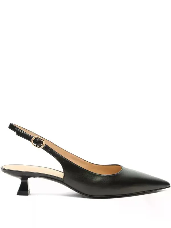 STUART WEITZMAN 35mm Sculpt Slingback Pumps - Black