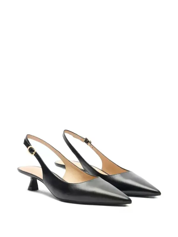 STUART WEITZMAN 35mm Sculpt Slingback Pumps - Black