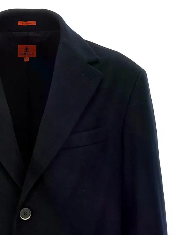 Barena Venezia Notched-lapel Wool-blend Coat - Blue