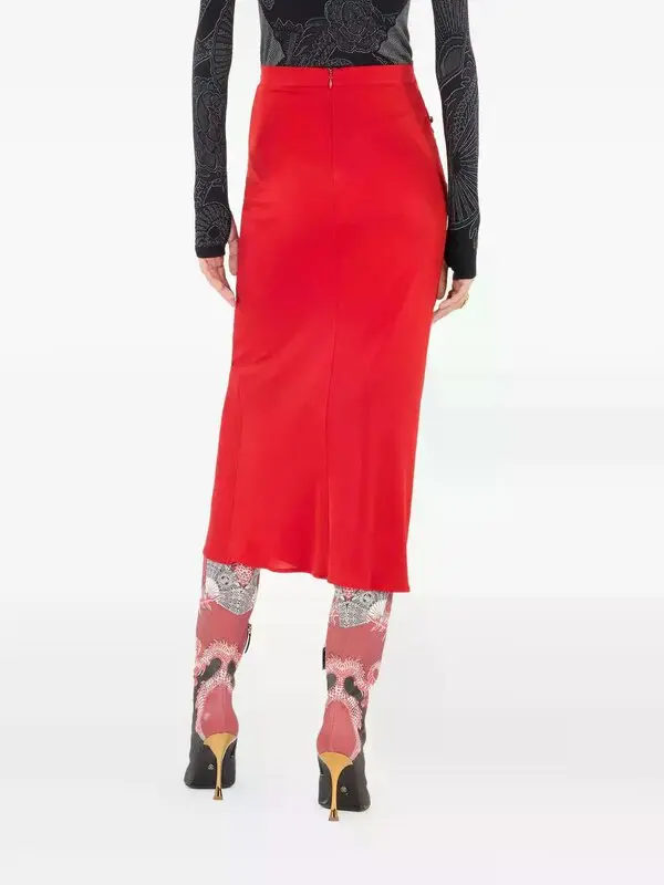 Roberto Cavalli Gathered High-rise Skirt