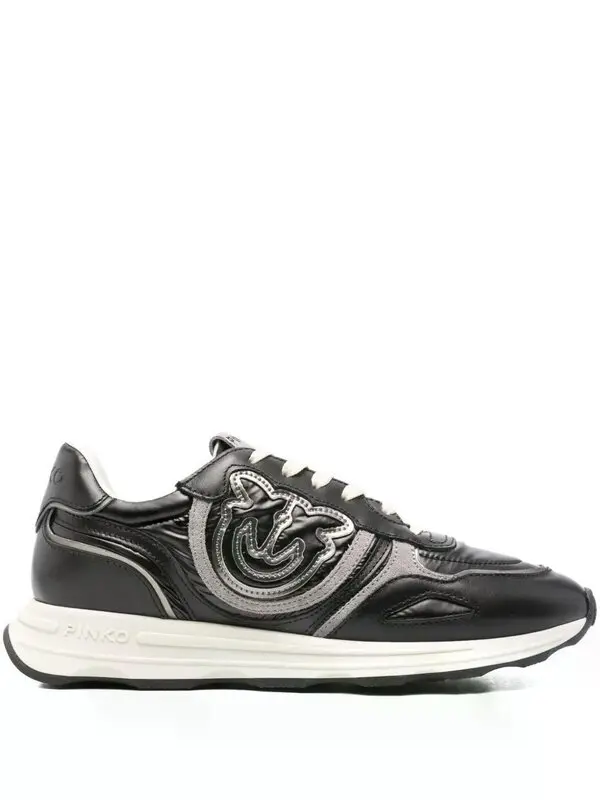 Pinko Leather Logo-detail Sneakers