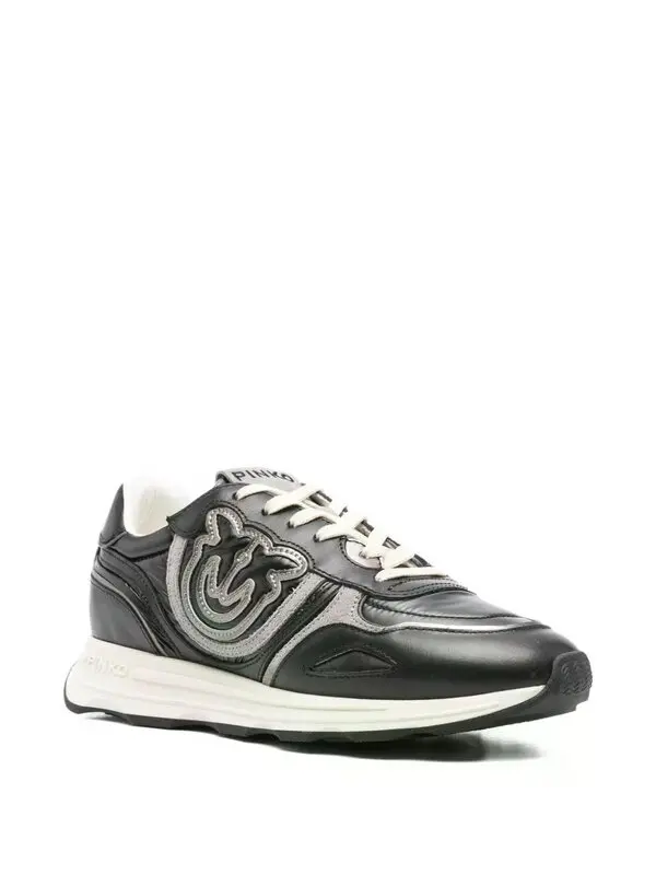 Pinko Leather Logo-detail Sneakers
