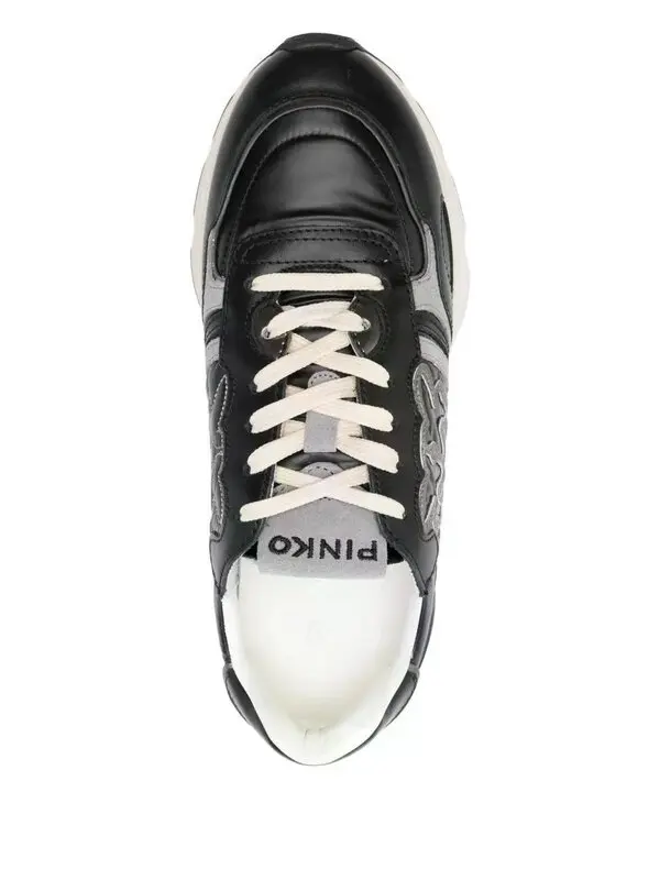 Pinko Leather Logo-detail Sneakers