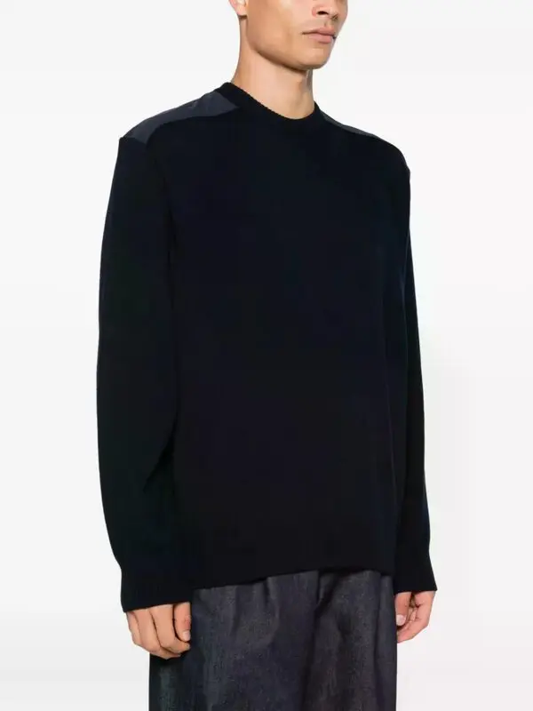 Paul & Shark Wool Shoulder-patch Jumper