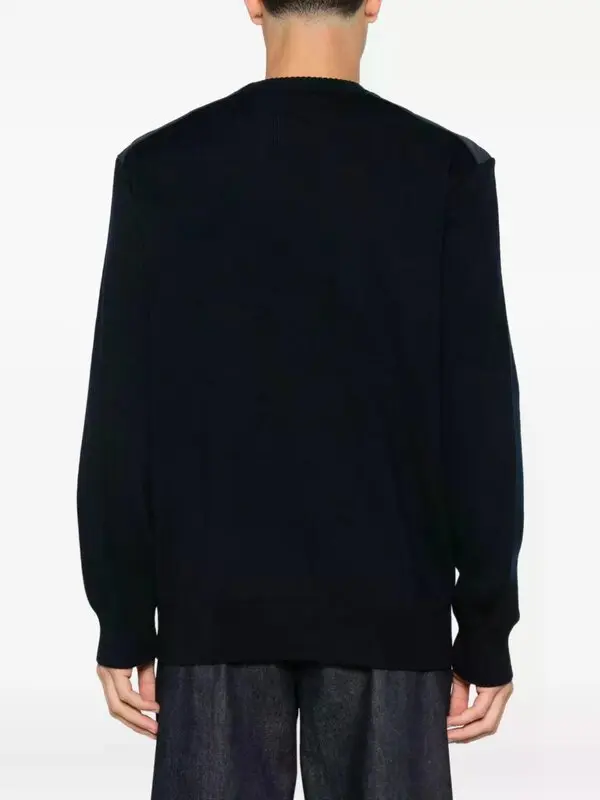 Paul & Shark Wool Shoulder-patch Jumper