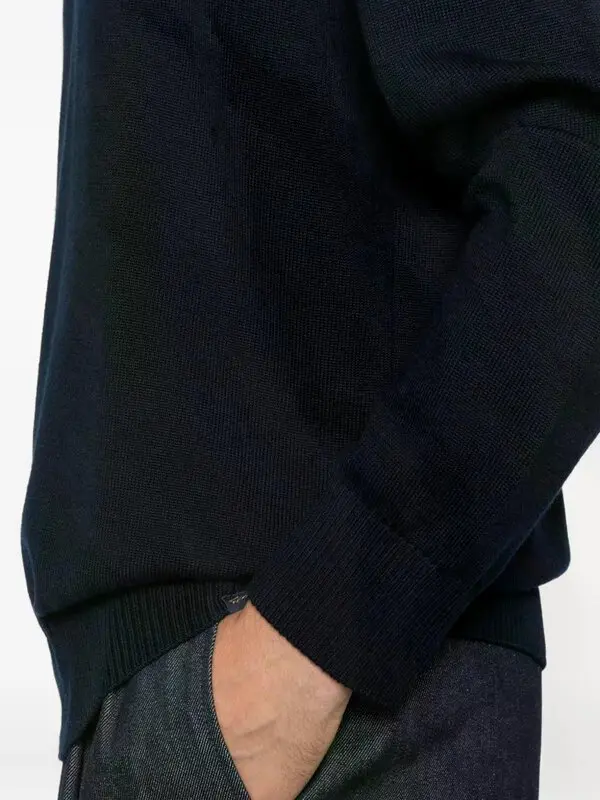 Paul & Shark Wool Shoulder-patch Jumper