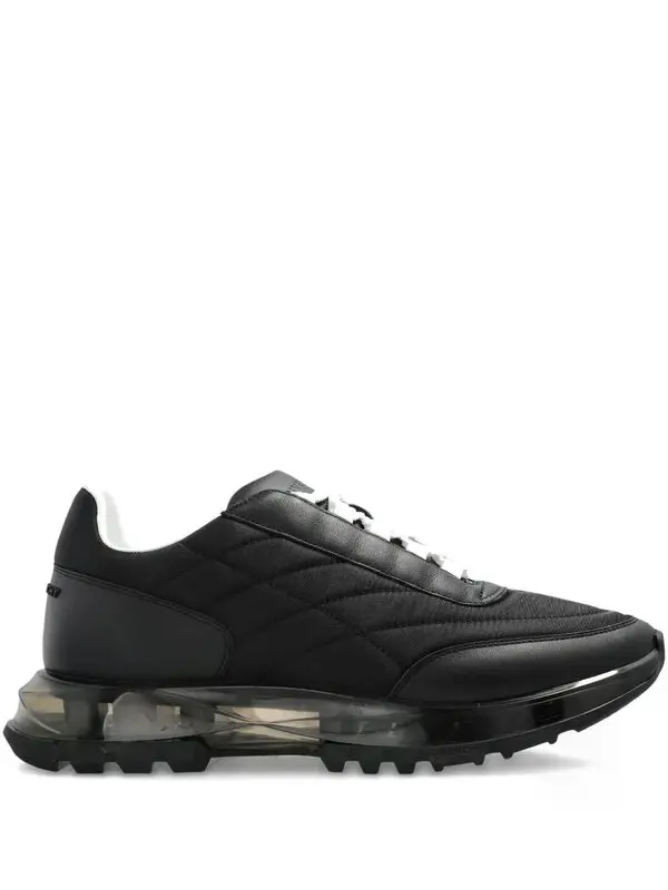 Givenchy Quilted Transparent-sole Sneakers - Black