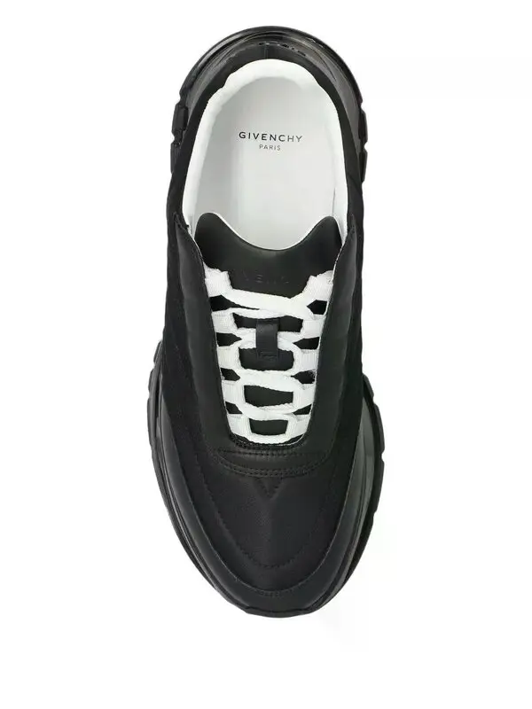 Givenchy Quilted Transparent-sole Sneakers - Black