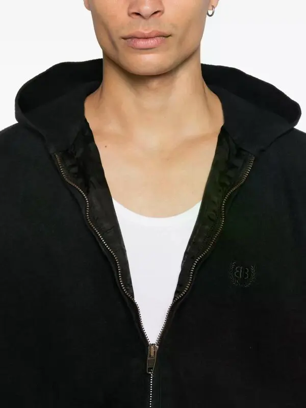 Balenciaga Hooded Zip-up Jacket