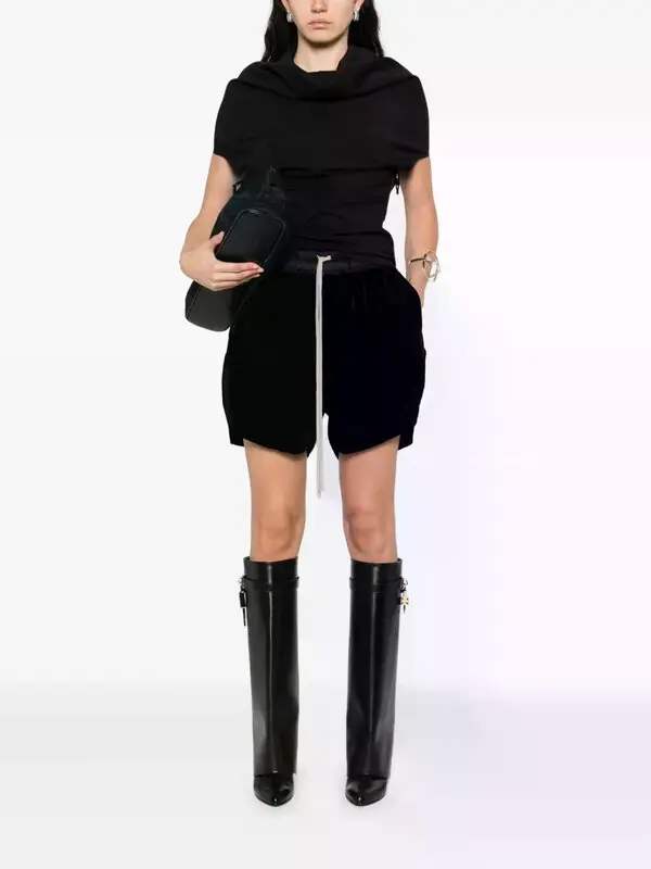 Rick Owens Drawstring Straight-hem Shorts