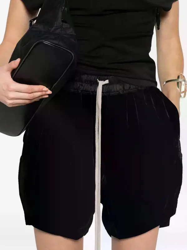 Rick Owens Drawstring Straight-hem Shorts