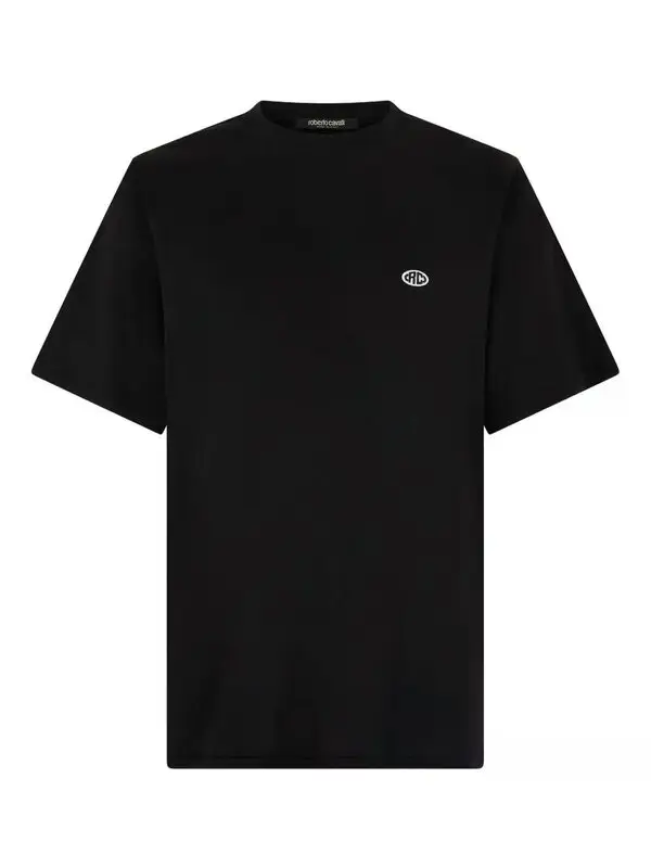 Roberto Cavalli Logo-patch T-shirt