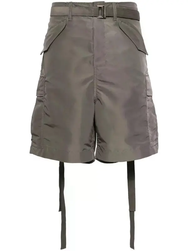 Sacai Belted Cargo Shorts