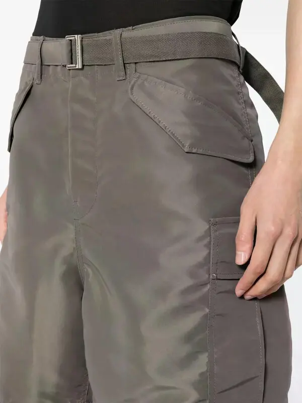 Sacai Belted Cargo Shorts