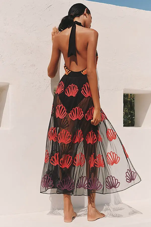 chinese dress ladies Tropical Bodysuit Maxi Dress  Kurvacious Boutique