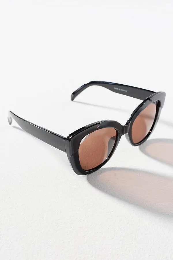 I-SEA Cutout Square Cat-eye Sunglasses
