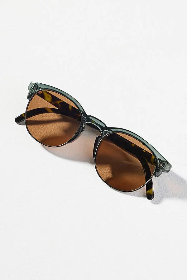 SUNSKI Polarized Avila Sunglasses - Green Pattern
