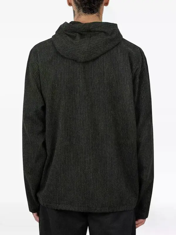 Universal Works Hooded Stripe-pattern Jacket